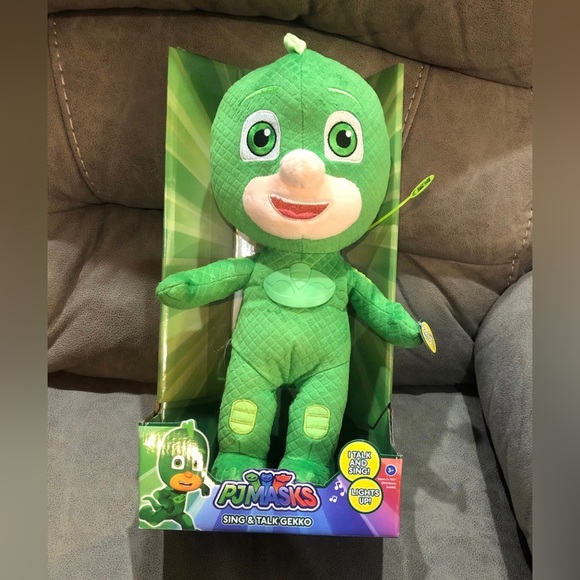 Just Play | Toys | Pj Masks Sing Talk Gekko 4 Plush | Poshmark